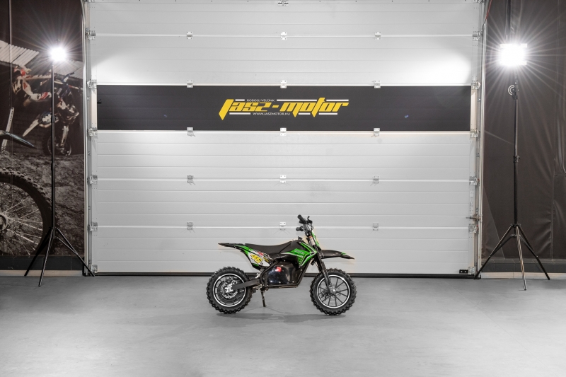 HIGHPER HP110E-A Elektromos Gyerek Pocket Cross Motor (Új) - Zöld-fekete